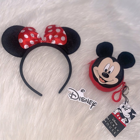 Disney | Accessories | Disneymickey Mouse Coin Pursekeychain Minnie ...